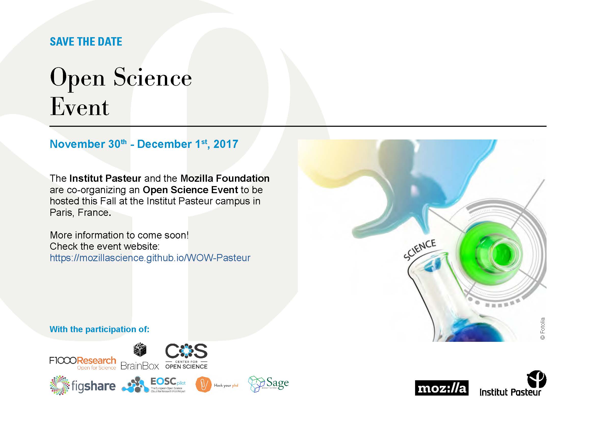 Open Science Day 2017 with Mozilla Science Lab - Research - Institut ...