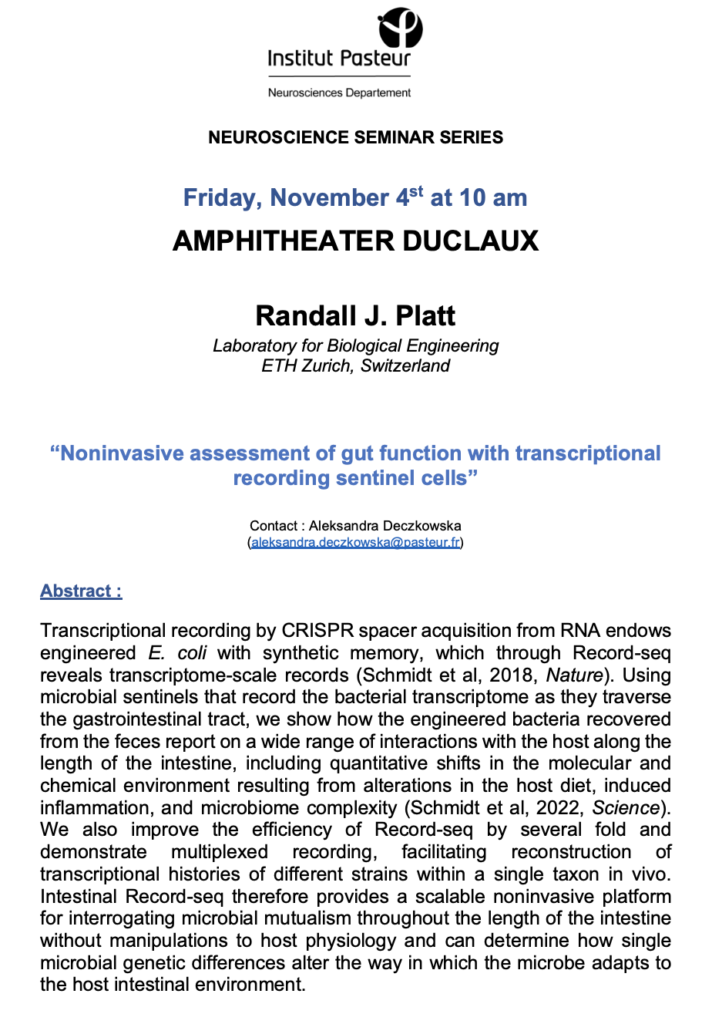 Neuroscience Dept | Neuroscience Seminar Series “Noninvasive assessment of gut function with ...